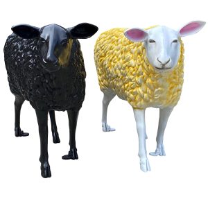 Life Size Sheep Statue Realistic or Bronze Finish 34 inches Tall | The ...